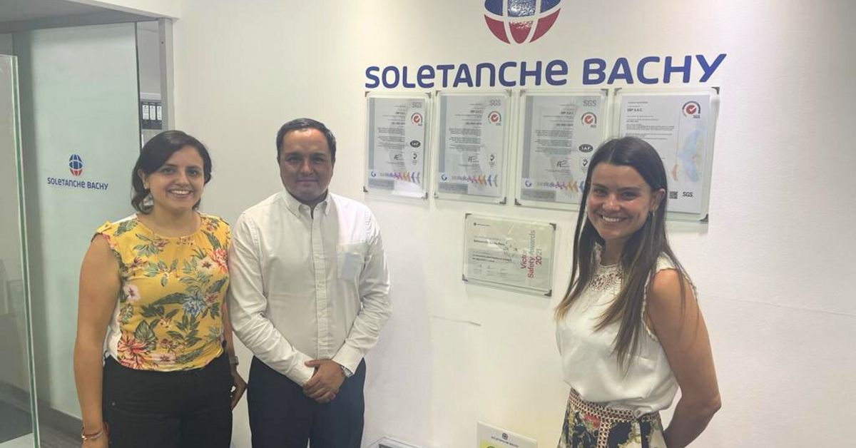 ¡La CCIPF visitó las oficinas de Soletanche Bachy Perú! | CCI FRANCE PÉROU